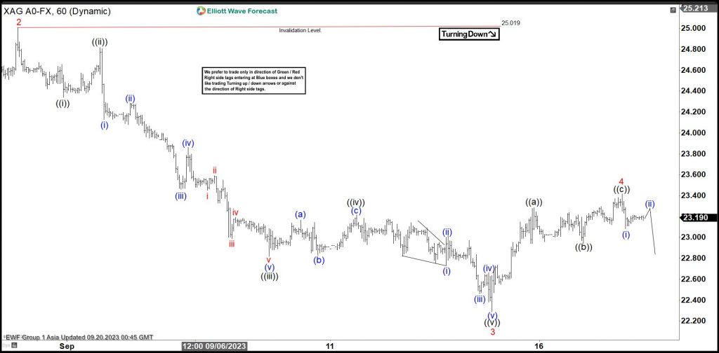 Elliott Wave View: Silver (XAGUSD) Has Scope for Further Downside Elliott Wave View: Silver (XAGUSD) Has Scope for Further Downside