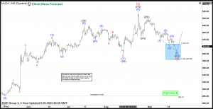 NVDA Returning From The Elliott Wave Blue Box Area