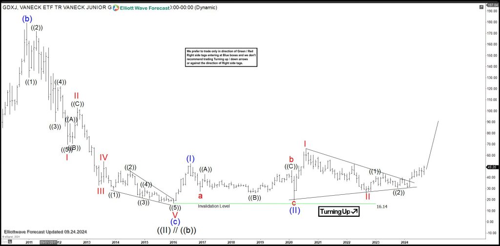 Elliott Wave Update on Gold Miners Junior (GDXJ)