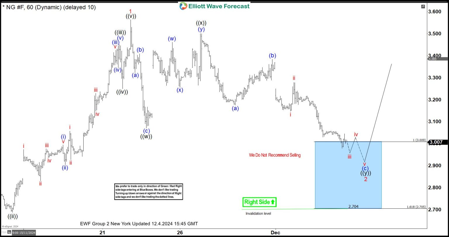 Natural Gas Bouncing From Elliott Wave Blue Box Area - Elliott Wave ...