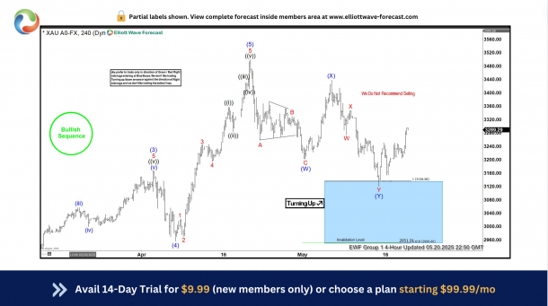 GOLD (XAUUSD) Elliott Wave : Buying the Dips at the Blue Box