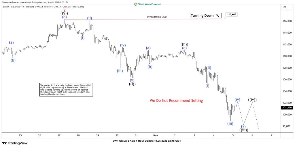 Elliott Wave Analysis: Bitcoin (BTCUSD) Bearish Pattern Signals Further ...