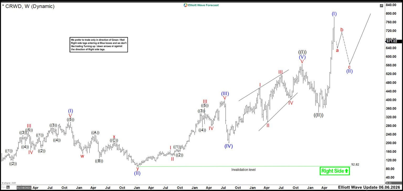 CRWD is Correcting the Bullish Cycle Started in 2026 - Elliott Wave ...