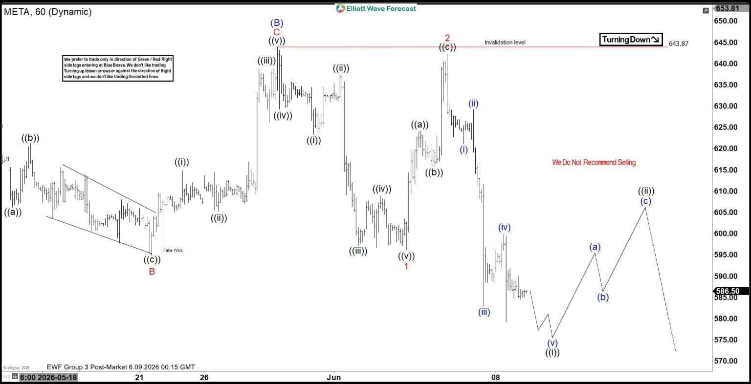 Elliott Wave View: Meta Zigzag Pullback Nears Key $522-545 Support ...